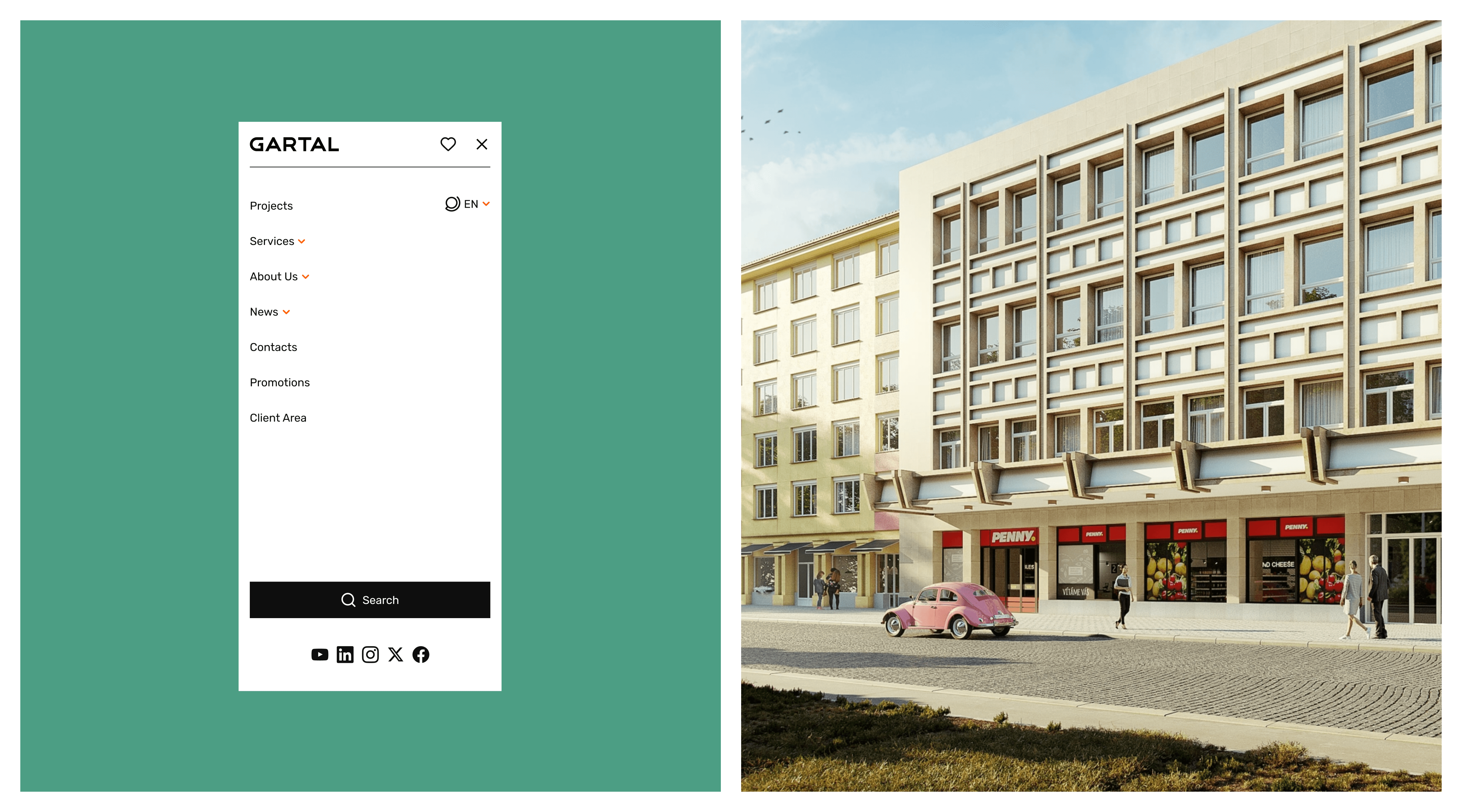 UX/UI Design for GARTAL